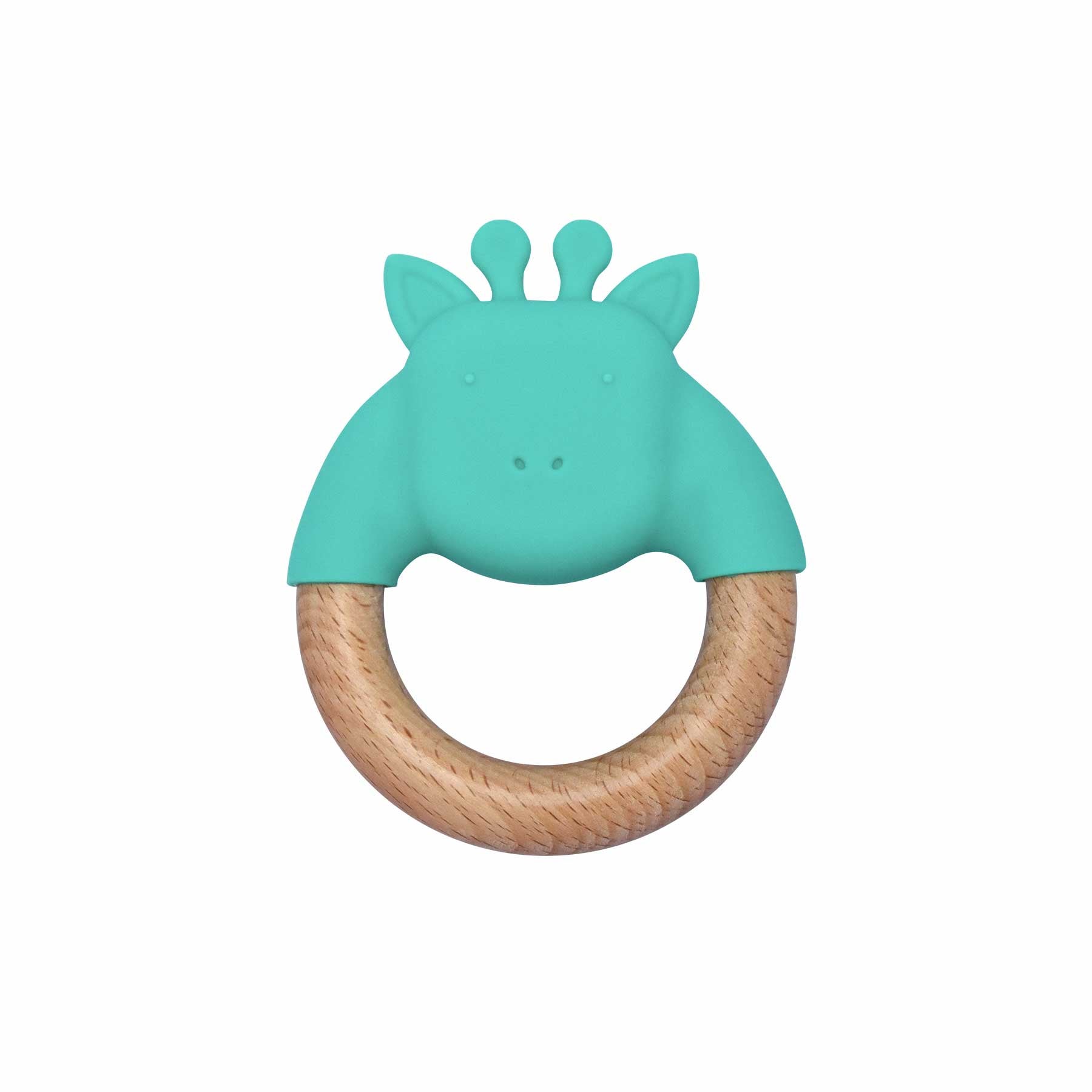 Giraffe Teether | 100% FDA Silicone + Wood | Hipster Minimalist Design ...